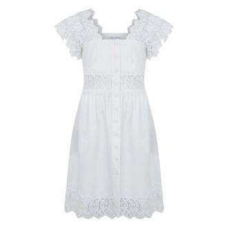 Alberta Ferretti Damen, Kleider, Wei&szlig;, MGr&ouml;&szlig;e