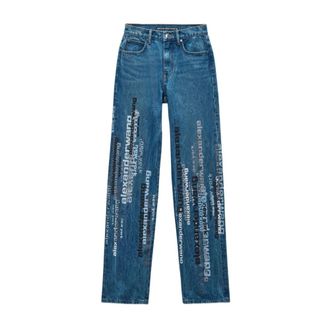 Alexander Wang Jeans Denim &Eacute;l&eacute;gants - Femme - Jeans - Bleu - Taille: W26
