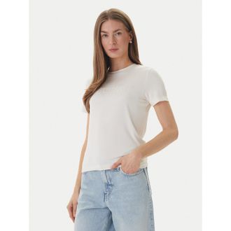 Guess T-Shirt O6GI00 KBF92 &Eacute;cru Regular Fit