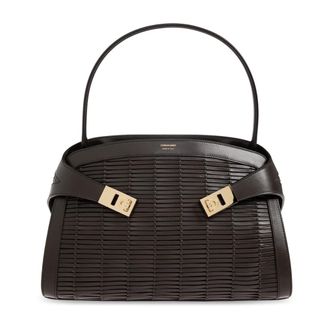Ferragamo Hug Ledertasche - - Bags - Damen - Braun - ONE SIZE