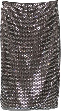 Self Portrait Embellished Midi Skirt