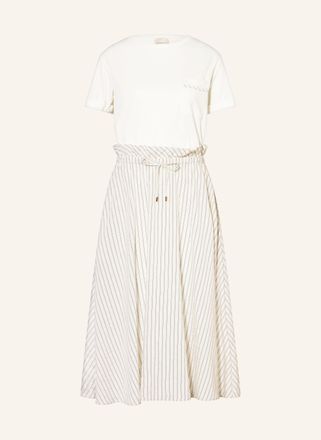 Liu Jo Liu Jo Kleid Im Materialmix weiss