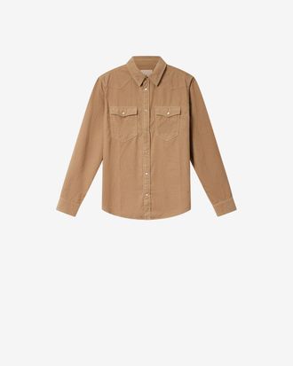 Isabel Marant Hemd Vasco - Herren - Camel - Gr&ouml;&szlig;e Xs - Isabel Marant