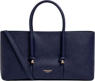 Twinset Femme, Sacs, Bleu, Taille: ONE Size Tote Bag
