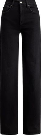 Ralph Lauren Jean large taille haute - Femme - Jeans - Noir - Taille: 38 FR