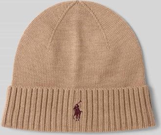 Polo Ralph Lauren Beanie aus Wolle mit Label-Stitching
