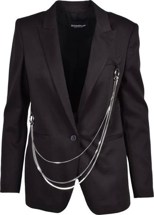 Dondup Femme, Vestes, Noir, Taille: 36 FR Giacca Stondata