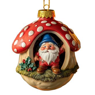 Generic GNOME Ornament for Christmas Tree, 2D Cute Acrylic Pendants | GNOME Christmas Pendants - for Winter Gardening Indoor Thanksgiving Birthday Party Offic