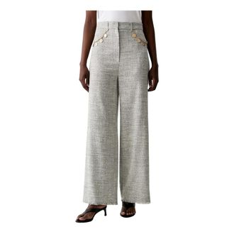 Nanushka Alandra Weite Hose - - Trousers - Damen - Grau - XS