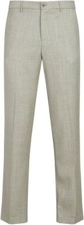 Cruna Pantalon chevron en laine vierge, soie et lin