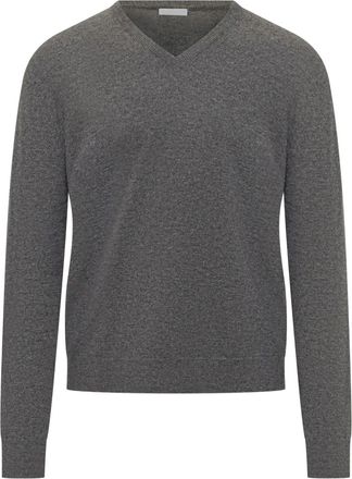 Malo pull à col v - Gris