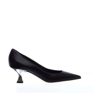 Ninalilou Schwarze Lederpumps f&uuml;r Frauen - - Shoes - Damen - Schwarzk - 35 EU