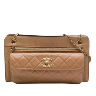 Chanel Pre-owned Vintage Schultertasche - - Pre-owned - Damen - Braun - ONE SIZE
