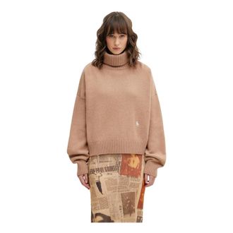 Sporty & Rich SRC Rollkragenpullover - - Knitwear - Damen - Braun - S