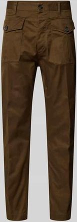 Dsquared2 Stoffhose mit Knopf- und Rei&szlig;verschluss