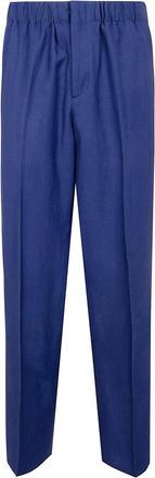 Laneus Homme, Pantalons, Bleu, Taille: XL Melrose Slim Fit Pants