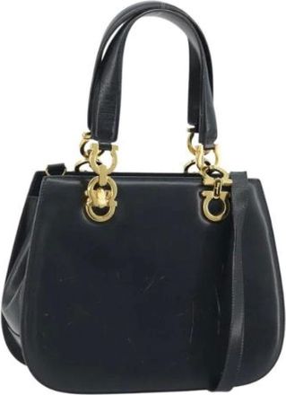 Ferragamo Sac doccasion - Femme - Pre-owned - Bleu - Taille: ONE Size
