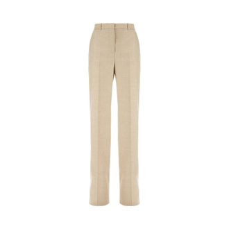 Max Mara Lambro Straight Hosen - - Trousers - Damen - Beige - L