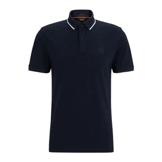 HUGO BOSS Homme, Tops, Bleu, Taille: S Polo &agrave; Manches Courtes