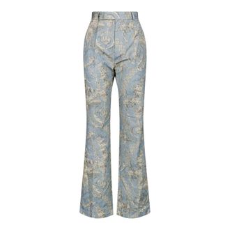 Vivienne Westwood Blaue High-Waisted Schlaghose - - Trousers - Damen - Blau - L