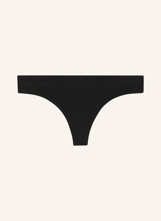 HUGO BOSS Hugo Slip Mesh Logo Thong schwarz