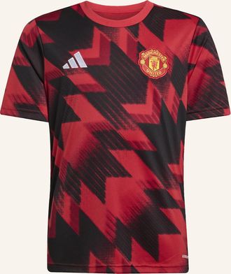 adidas Manchester United 25/26 Pre-Match Kids Shirt rot