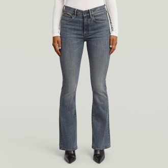 G-Star 3301 Flare Jeans - Dunkelblau - Damen