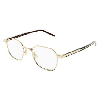 Saint Laurent Metall-Optikrahmen - - Accessories - unisex - Gelb - 48 MM