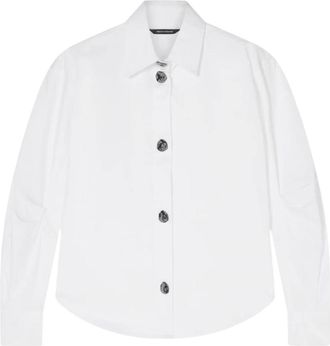A|X Armani Exchange Femme, Blouses et Chemises, Blanc, Taille: 38 FR Armani Exchange Chemises White
