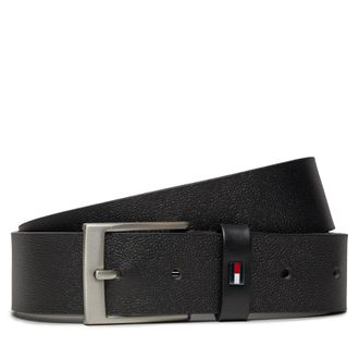 Tommy Hilfiger Herrengürtel Tommy Hilfiger Adan 3.5 Seasonal Texture AM0AM12165 Schwarz