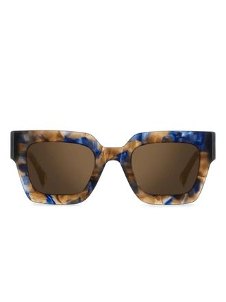 Carolina Herrera lunettes de soleil Her &agrave; monture carr&eacute;e - Marron