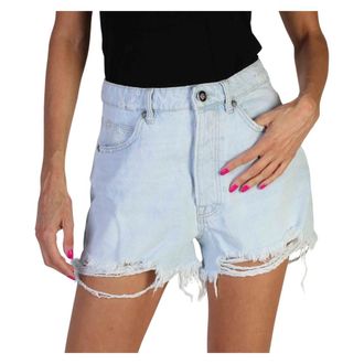 John Richmond Femme, Shorts, Bleu, Taille: 48 FR Shorts dété avec fermeture à boutons