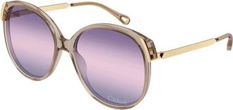 Chlo&eacute; Stylische Sonnenbrille mit einzigartigem Design - - Accessories - Damen - Gelb - 58 MM