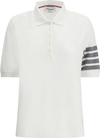Thom Browne Poloshirt - Wei&szlig;