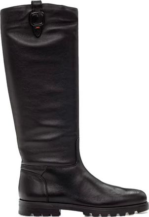 Santoni Femme, Chaussures, Noir, Taille: 37 1/2 EU Boot &agrave; talon haut
