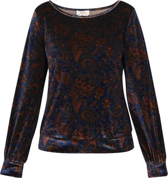 Usha Bluse Frauen blau mehrfarbig