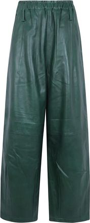 Frankie Shop Femme, Pantalons, Vert, Taille: 34 FR Oakdale Leather Track Pants