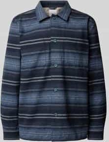 Lindbergh Relaxed Fit Hemdjacke mit aufgesetzten Brusttaschen