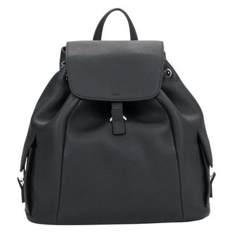 Estro & Luminara Leder-Beutelrucksack - - Bags - Damen - Schwarzk - ONE SIZE