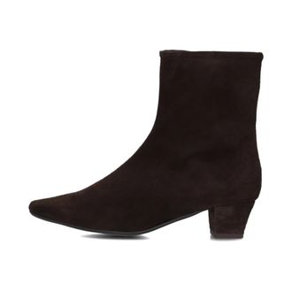Stefano Lauran Braune Wildleder Stiefeletten f&uuml;r Frauen - - Shoes - Damen - Braun - 41 EU