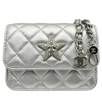 Chanel Pre-owned Matelasse Schultertasche - - Pre-owned - Damen - Grau - ONE SIZE
