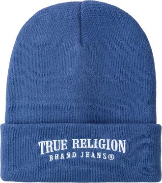 True Religion Caps & M&uuml;tzen - Beanie - Gr. ONE SIZE - in Blau - f&uuml;r Damen