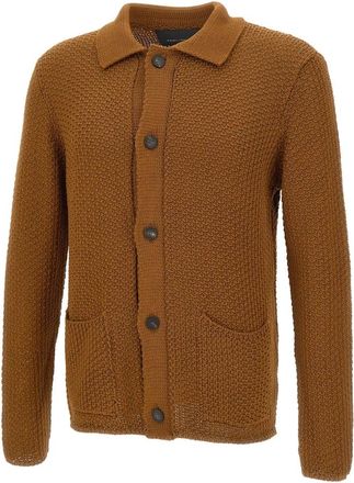 Tagliatore Homme, Pulls, Brun, Taille: 2XL Paulie Cardigan