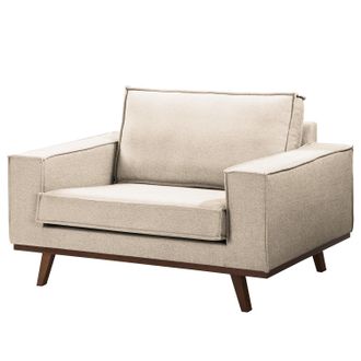 Fredriks home24 Sessel Jurga Beige Webstoff Sioma 122 x 81 x 91cm