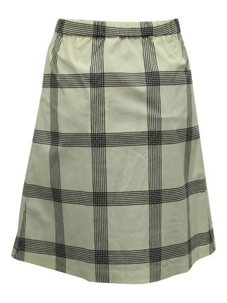 Tory Burch Midirock mit Schottenkaro - Gr&uuml;n