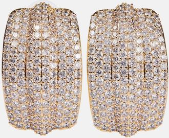 Self Portrait Boucles doreilles &agrave; cristaux