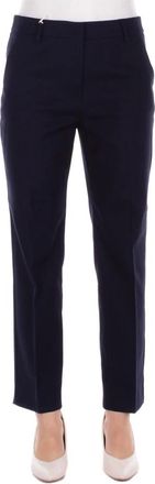 Max Mara Femme, Pantalons, Bleu, Taille: 44 FR Cropped Pantalons