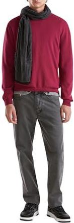 Benetton Maille G/C M/L 1002u1g34 Sweater, Rouge, Medium Homme