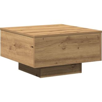 vidaXL Table basse ch&ecirc;ne artisanal 55 x 55 x 31 cm Bois ding&eacute;nierie Vidaxl