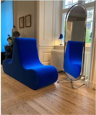 VERPAN Module double lounge Welle en velours Verpan